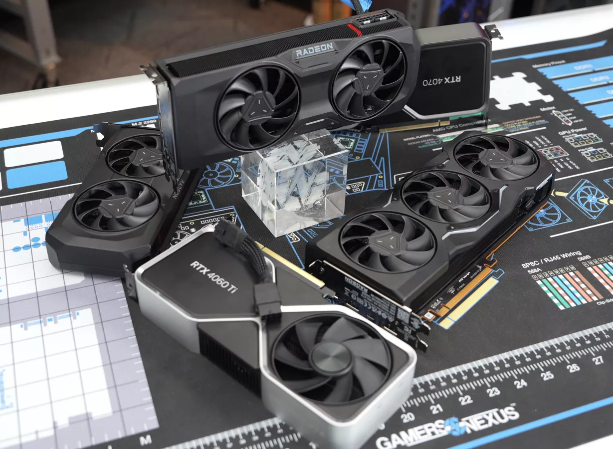 AMD Radeon RX 7800 XT GPU Review & Benchmarks vs. RX 6800 XT, RTX 4070, & More | GamersNexus